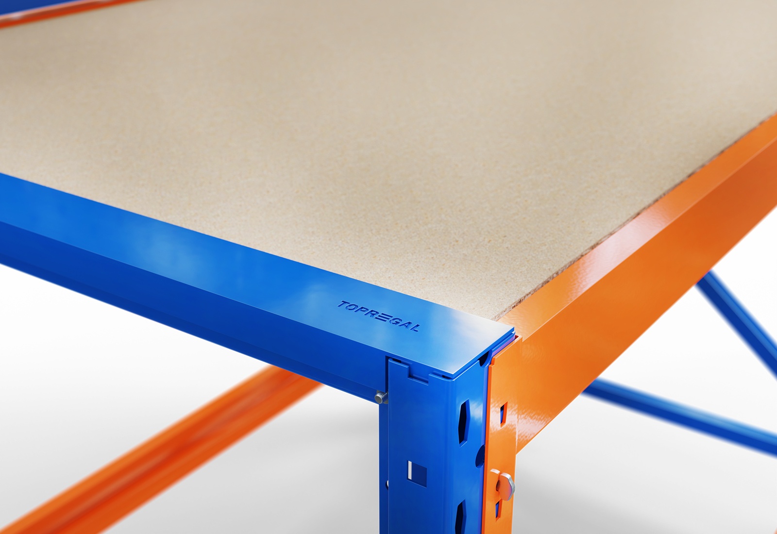 2,3 m Mobile workbench MFW1000 / 80 cm deep / 890 - 1.290 mm high ...