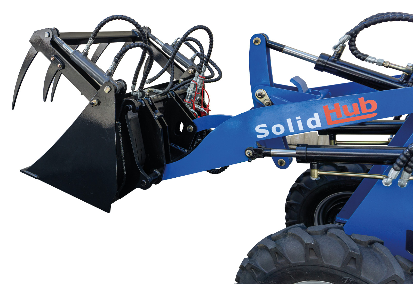 Grapple bucket RL-ZS850 for electric wheel loader RLE400/2 from SolidHub