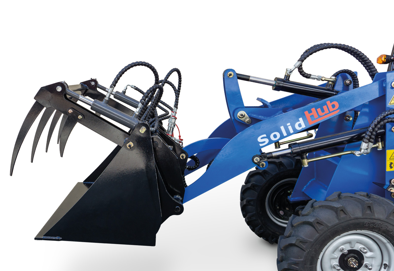 Grapple bucket RL-ZS850 for electric wheel loader RLE400/2 from SolidHub