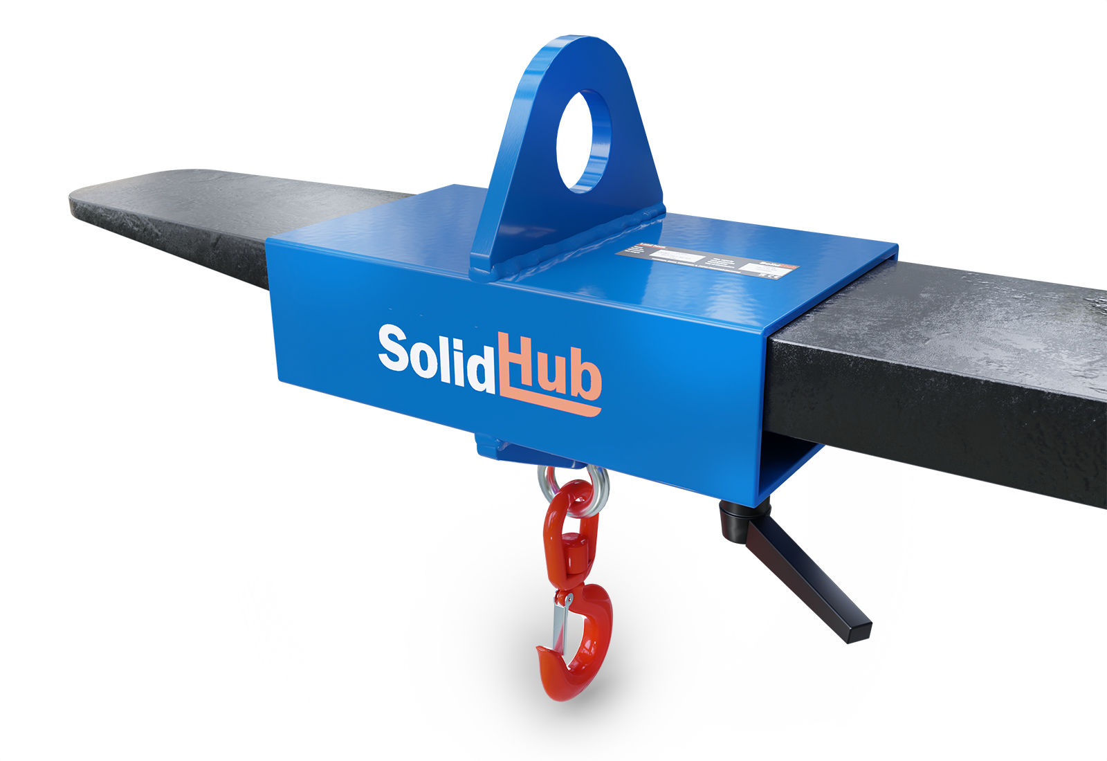 Load hook for forklift LH1000, Painted, 1.000 kg, SolidHub